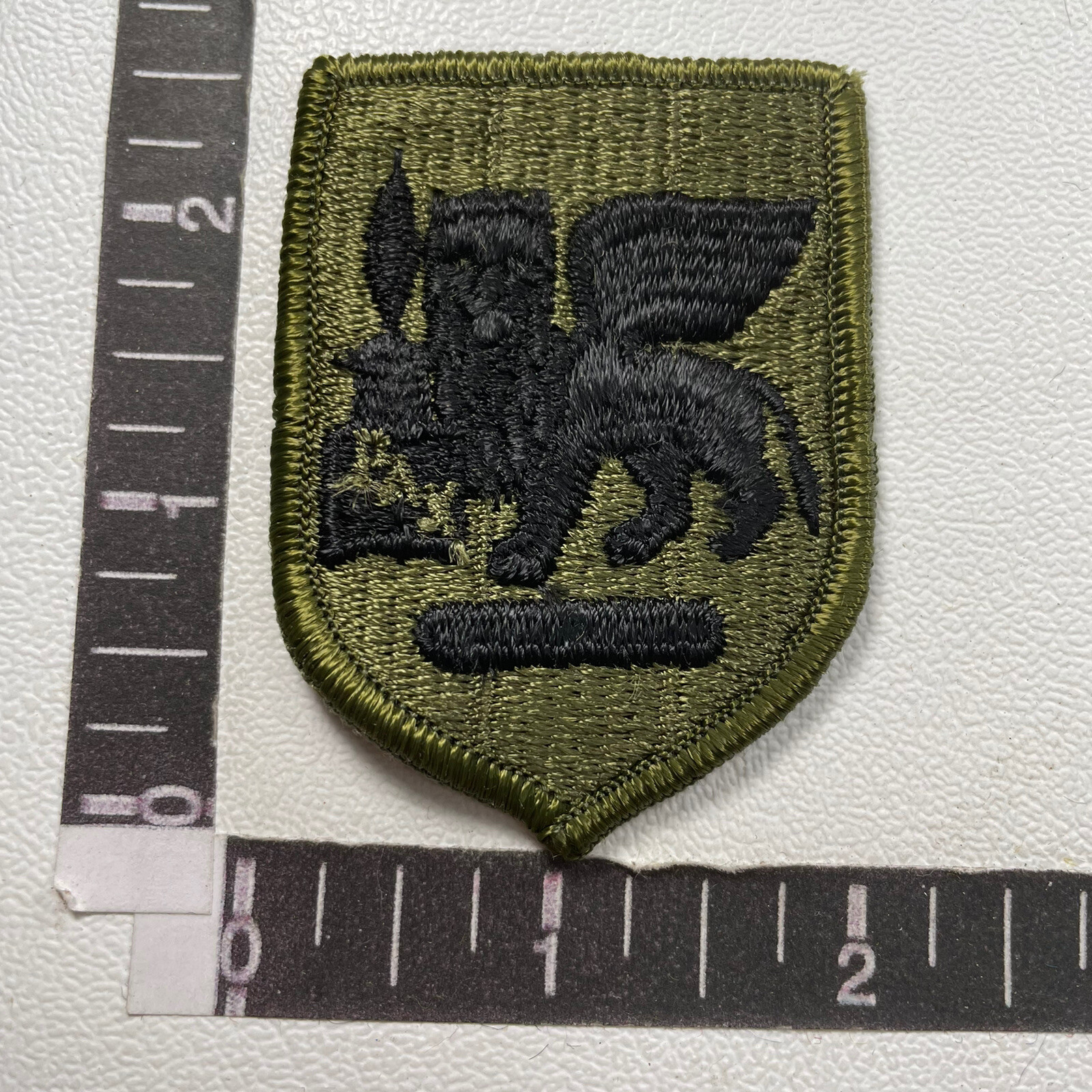 c 1980s US Army SOUTHERN EUROPE TASK FORCE Patch (Winged LION OF ST ...