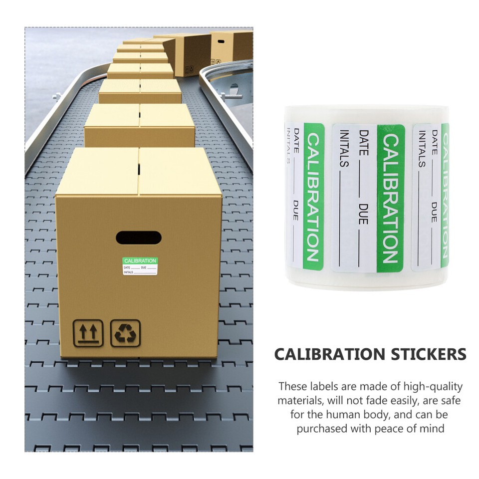 Calibration Stickers Windshield Permanent Adhesive Labels Office | eBay