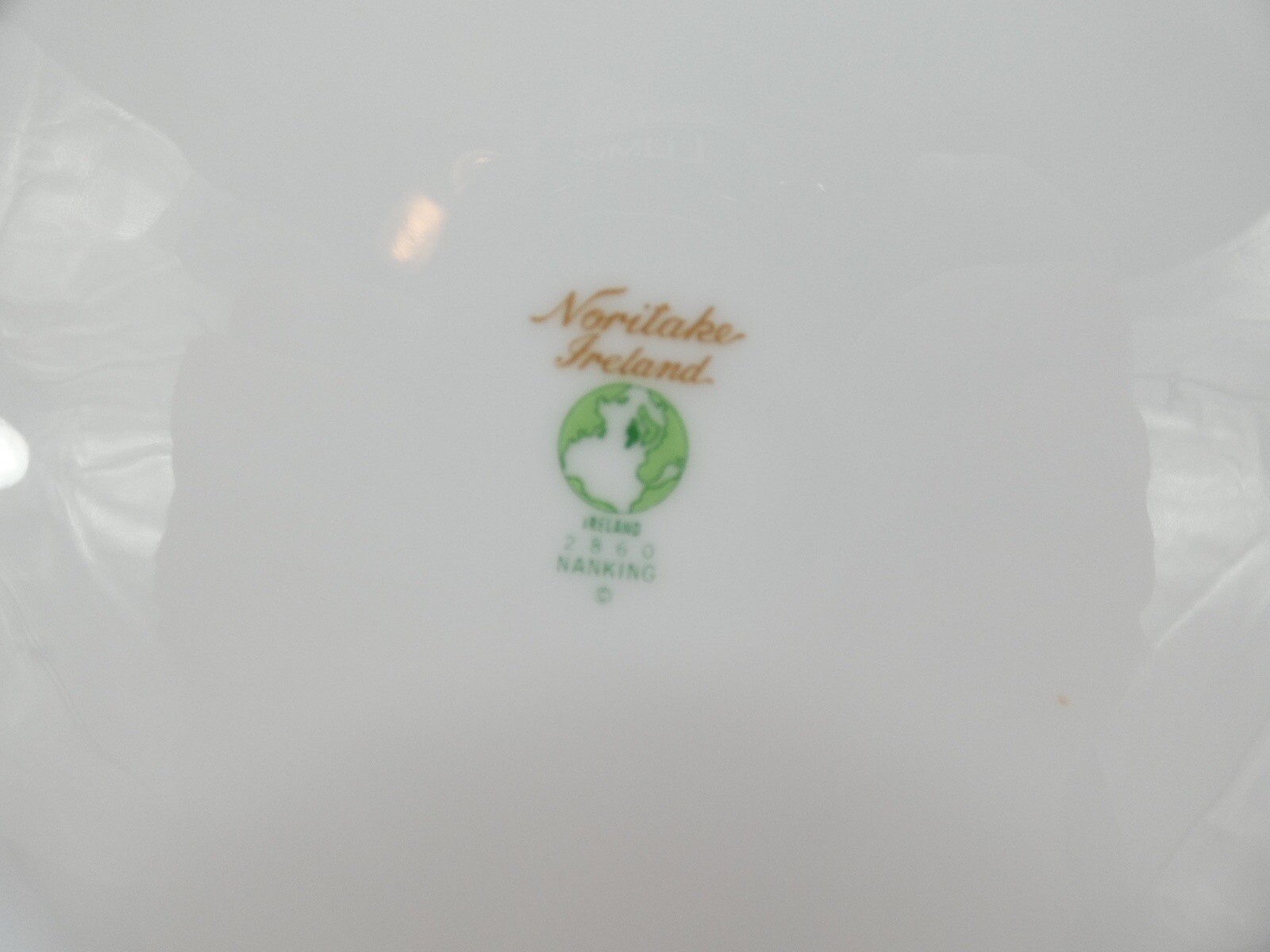 Noritake China Nanking Dinner plate porcelain Ireland floral pattern ...