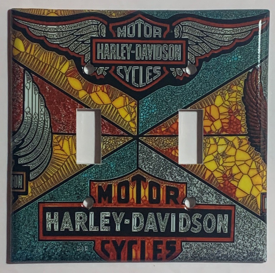 Harley-Davidson MotorCycles Light Switch Outlet Wall Cover Plate Home ...
