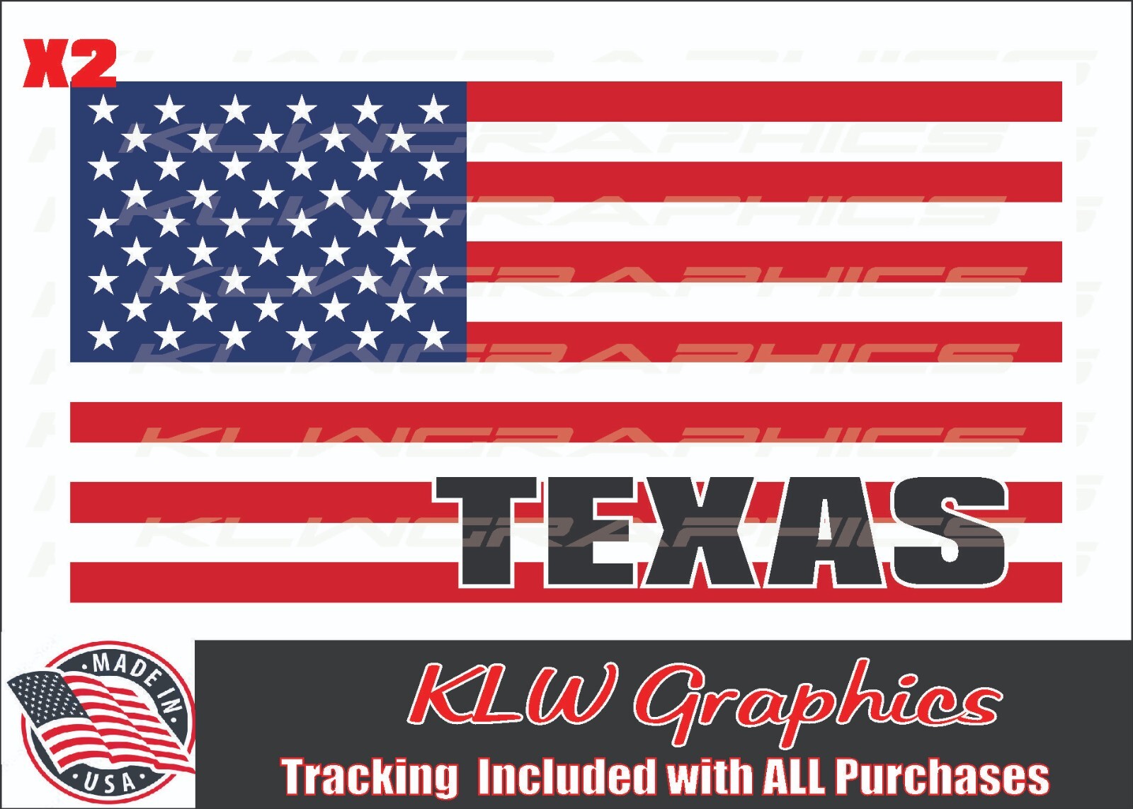 Texas Decal Sticker Turbo Diesel Truck American USA Flag Boarder State ...