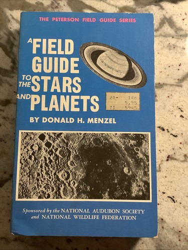 A Field Guide To The Stars And Planets By Donald Menzel 1964 Paperback ...