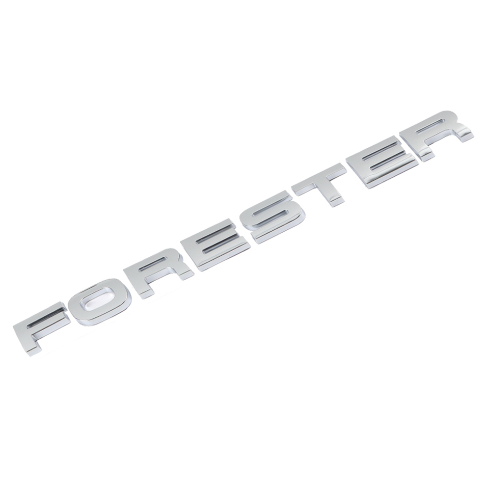 2009-2018 For Forester Rear Trunk Emblem Chrome Liftgate Letters Badge ...