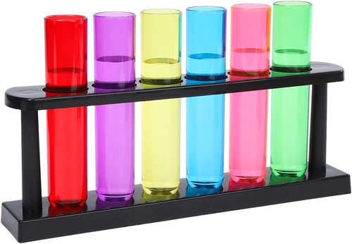 Plastic Test Tubes with Rack for Parties, Shot Glasses Holder for ...