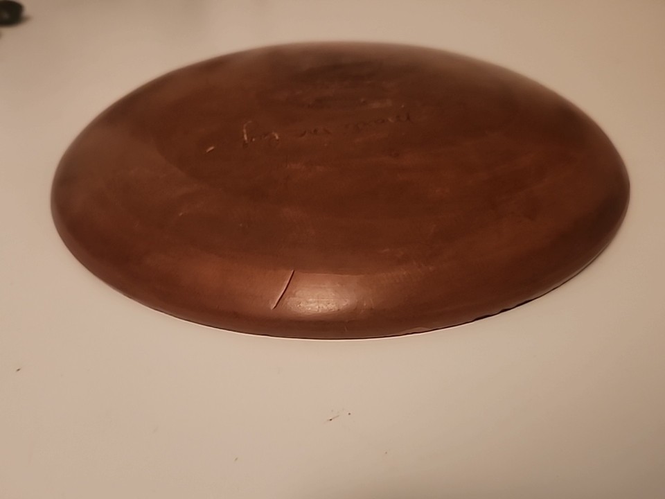 Turtle Creek Potters Redware Pottery Signed Marti Mccoy, Peacock, Heart ...