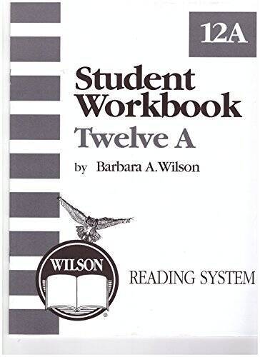 Student Workbook Twelve A (Wilson Reading System) - Paperback - GOOD ...