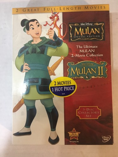Mulan/Mulan II - 2 Pack (DVD, 2008, 3-Disc Set, Collectors Edition) for ...