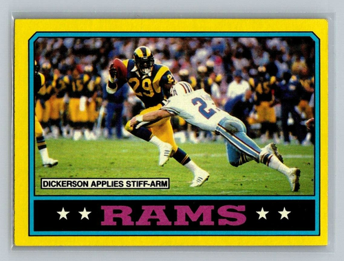 1986 NFL Topps Rams Team Leaders #76 LA Rams 86-TFBC | eBay