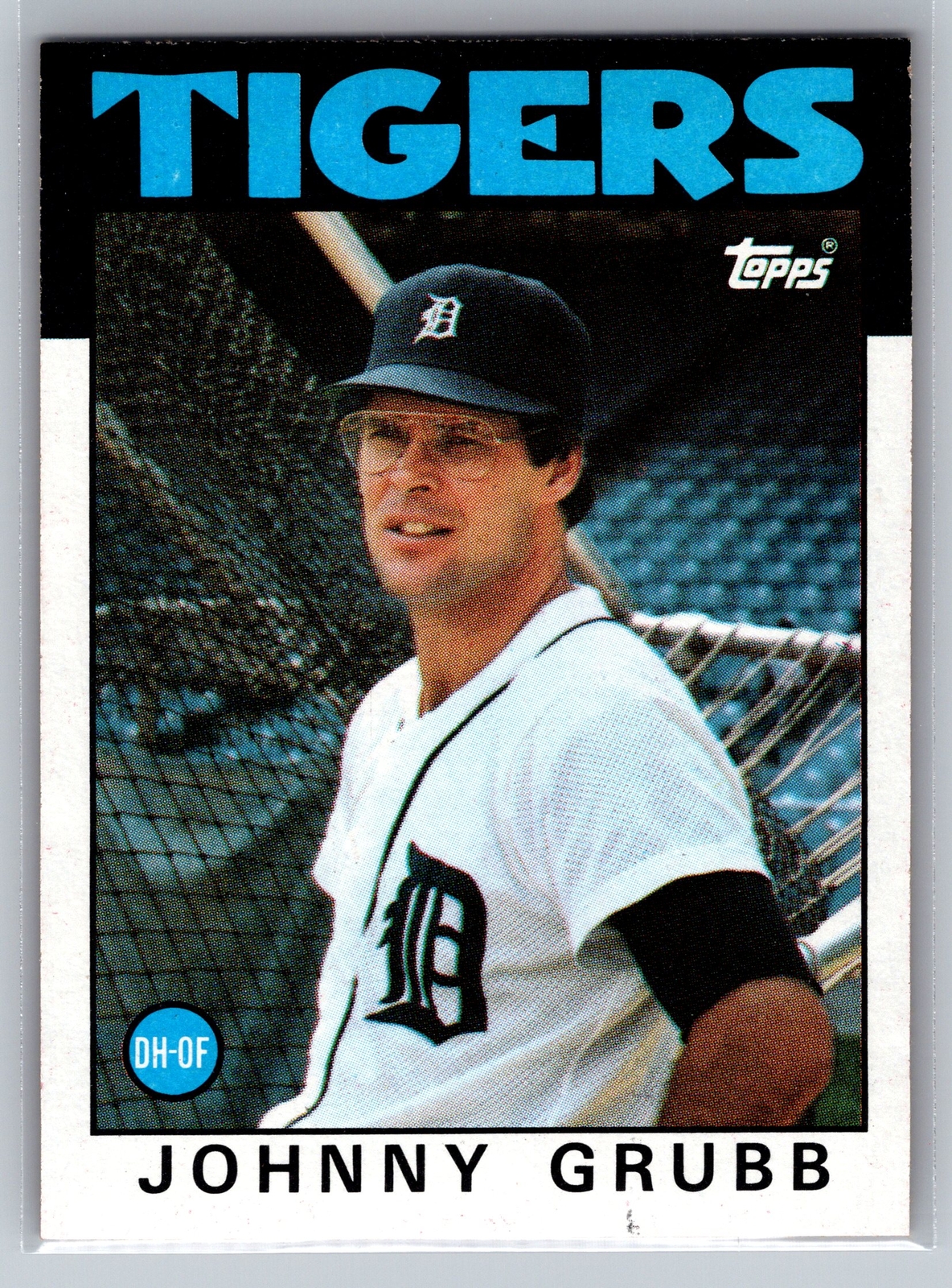 1986 Topps Johnny Grubb #243 Detroit Tigers | eBay