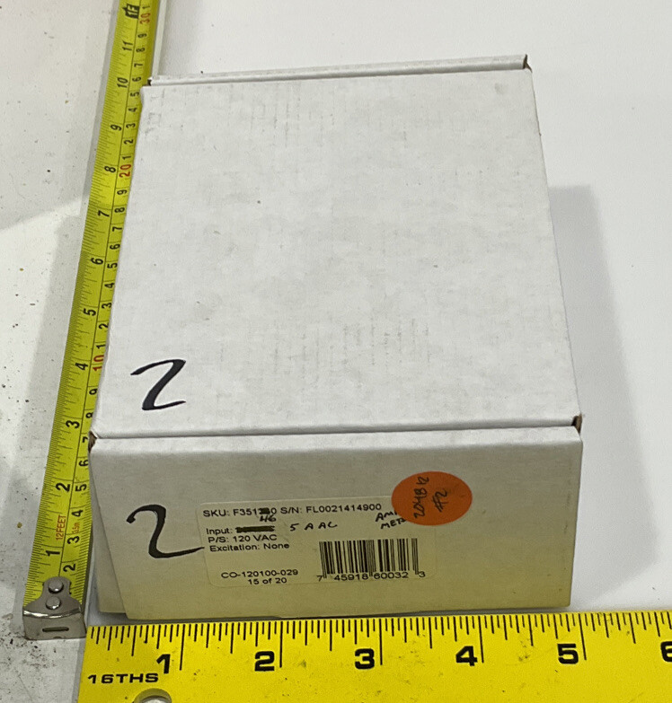 SIMPSON F35-1-46-0 FALCON F35 SERIES DIGITAL PANEL METER INPUT 5 A AC ...