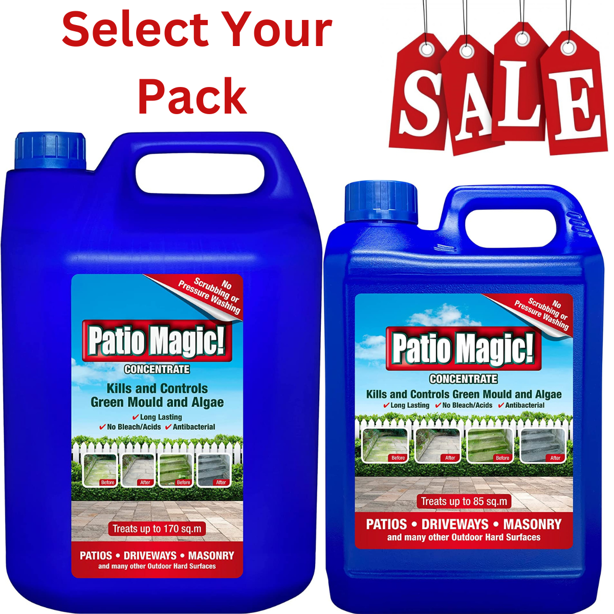 Patio Magic Ideal For Patios Paths, Driveways & Outdoor Hard Surfaces 2 ...