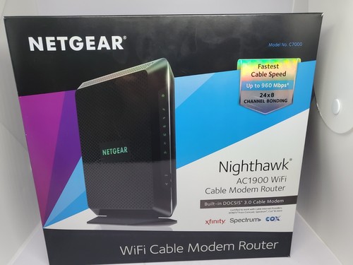 Netgear Nighthawk C7000v2 Cable Modem/Router Combo AC1900 DOCSIS 3.0 | eBay