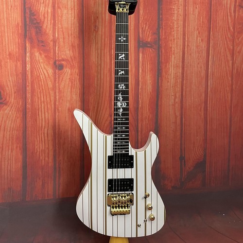 White Synyster Gates 6 String Electric Guitar Maple Neck Gold Hardware ...