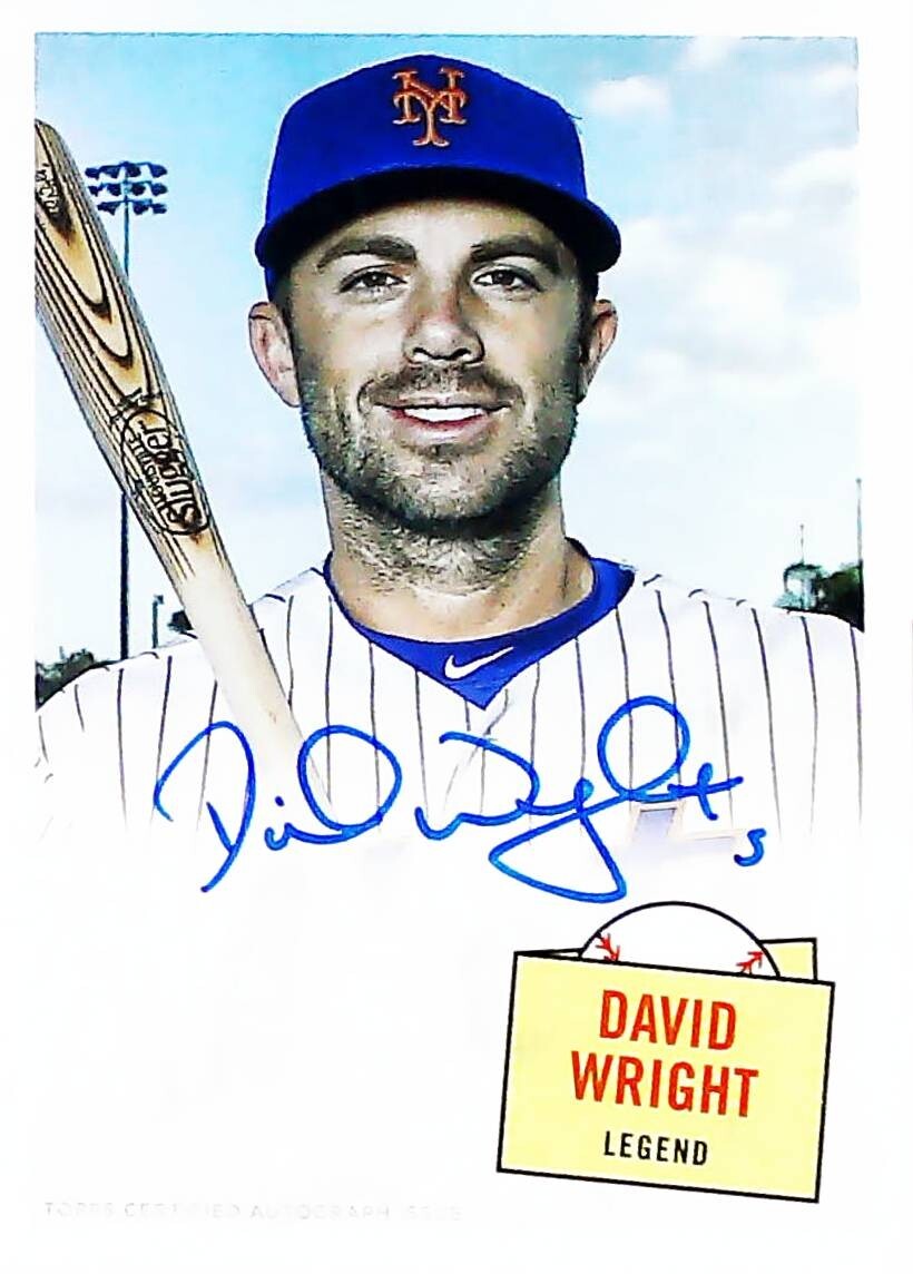 2023 Topps Archives 57HS-DW DAVID WRIGHT STARS AUTO NEW YORK METS free ...
