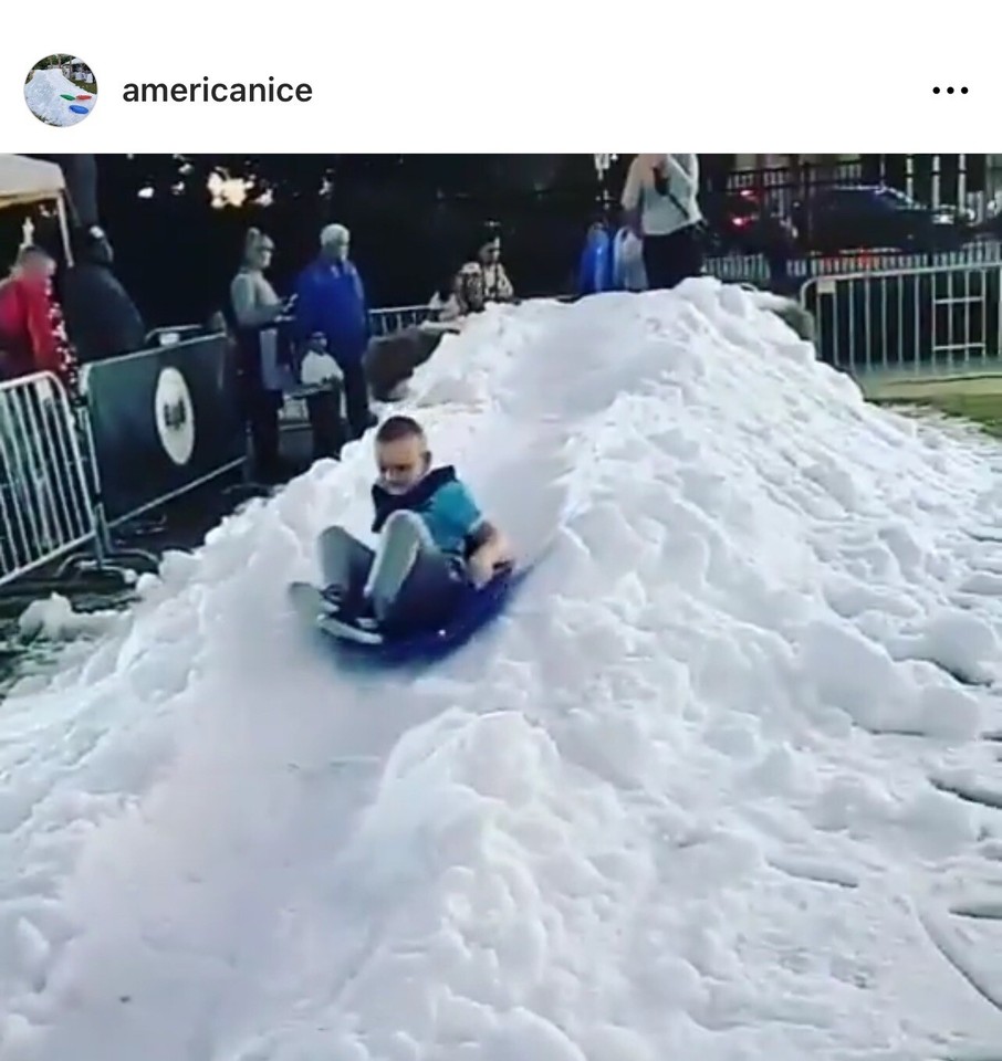 Real Snow Making Machine - Ice Slinger | eBay