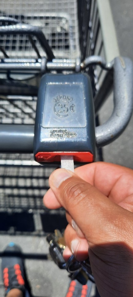 Shopping Cart Removable Key, Aldi cart, 3d printed, cart release key ...