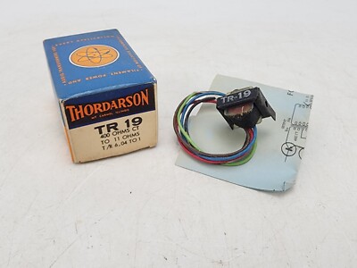 Vintage Thordarson TR-19 Transistor Output Transformer 400 To 11 ohms ...