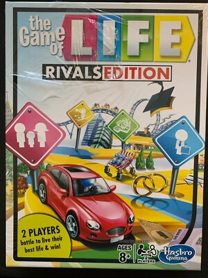 Hasbro The Game of Life Rivals Edition Board Game NEW IN BOX Shrinkwrap ...
