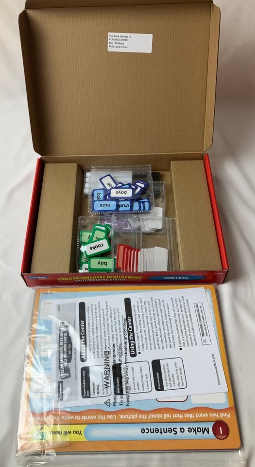 SET OF 2 KITS Lakeshore English Language Development Skill-Building ...