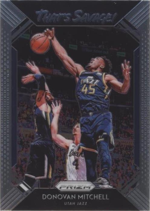 2018-19 Panini Prizm - That's Savage! Donovan Mitchell #6 for sale ...
