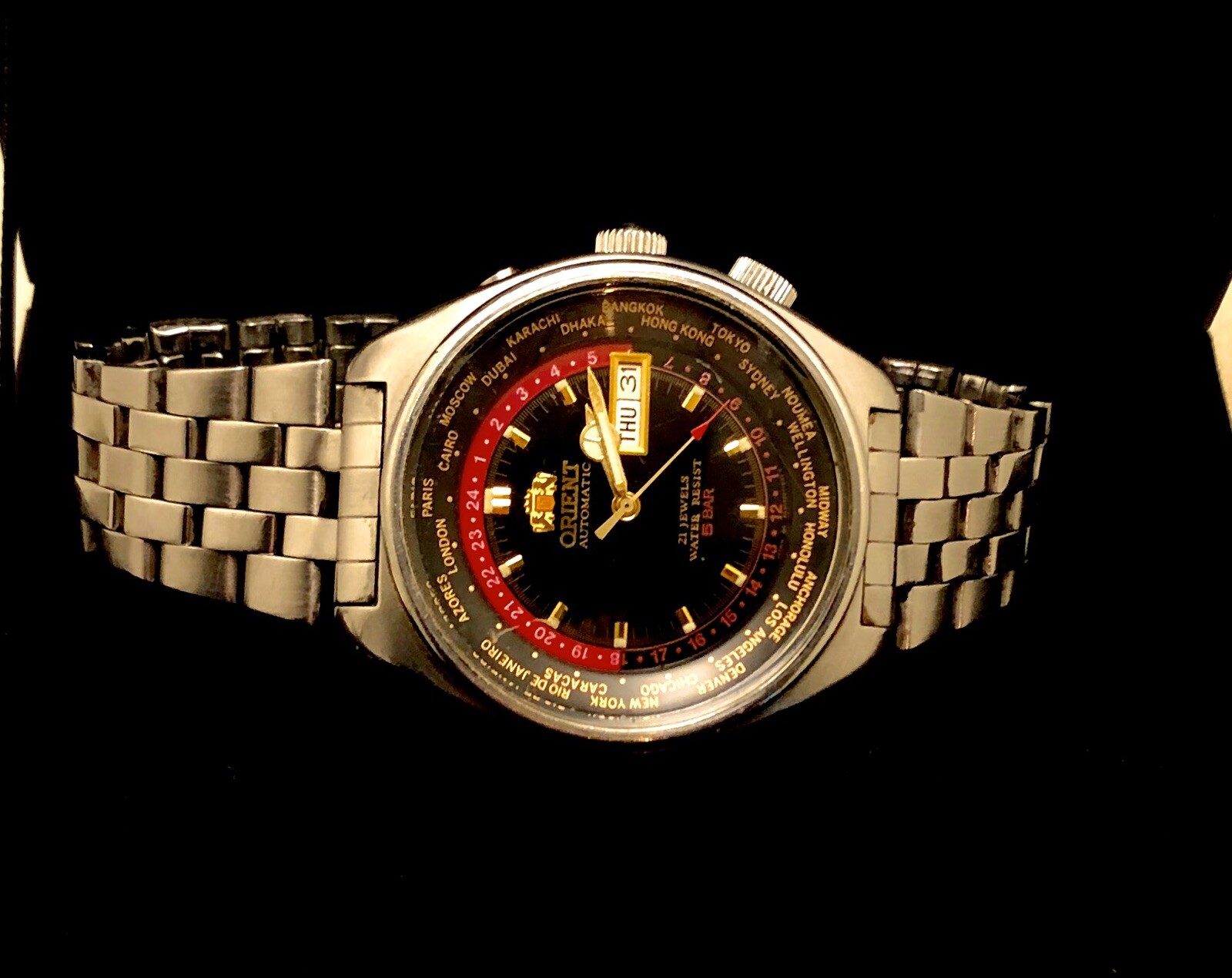 Vintage Orient World Time GMT Diver | eBay