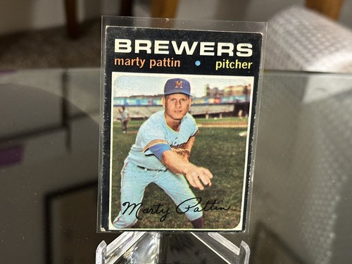 1971 Topps Baseball #579 Marty Pattin Milwaukee Brewers Vintage Card ...