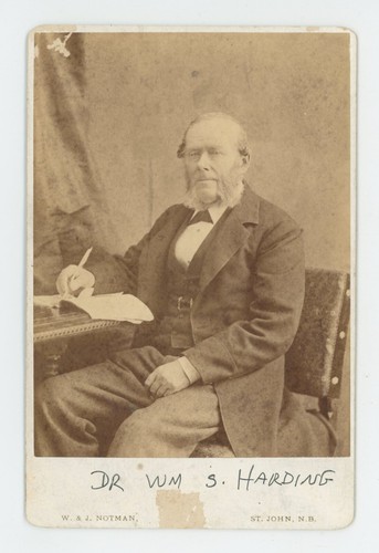 Vintage Antique Cabinet Card ID'd Dr. William S. Harding St. John N.B ...