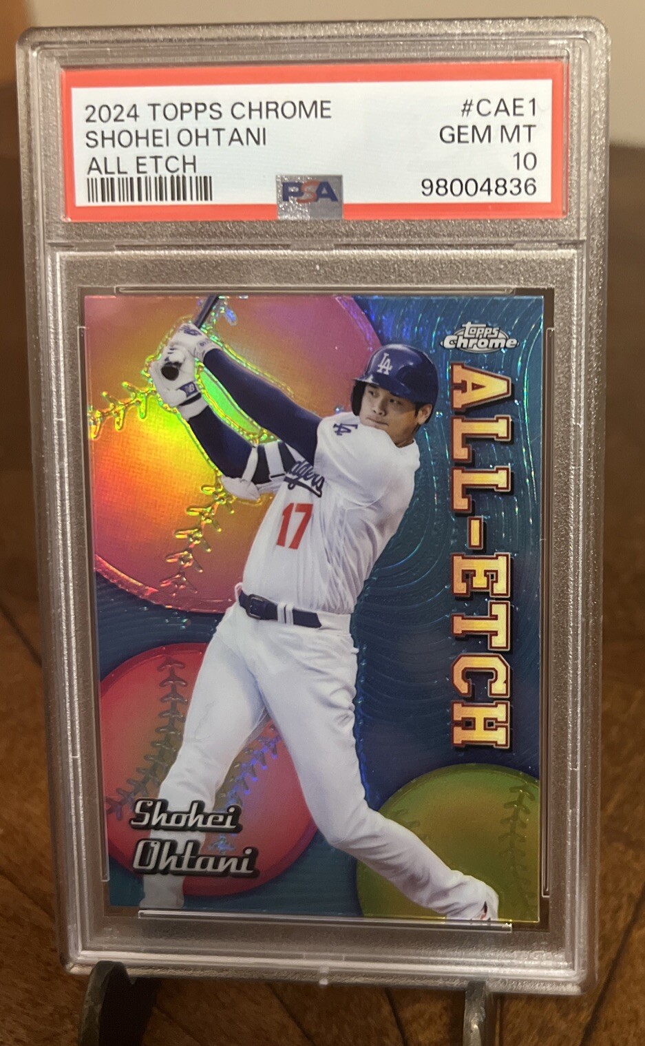 SHOHEI OHTANI 2024 Topps Chrome #CAE1 All Etch PSA 10 Dodgers | eBay