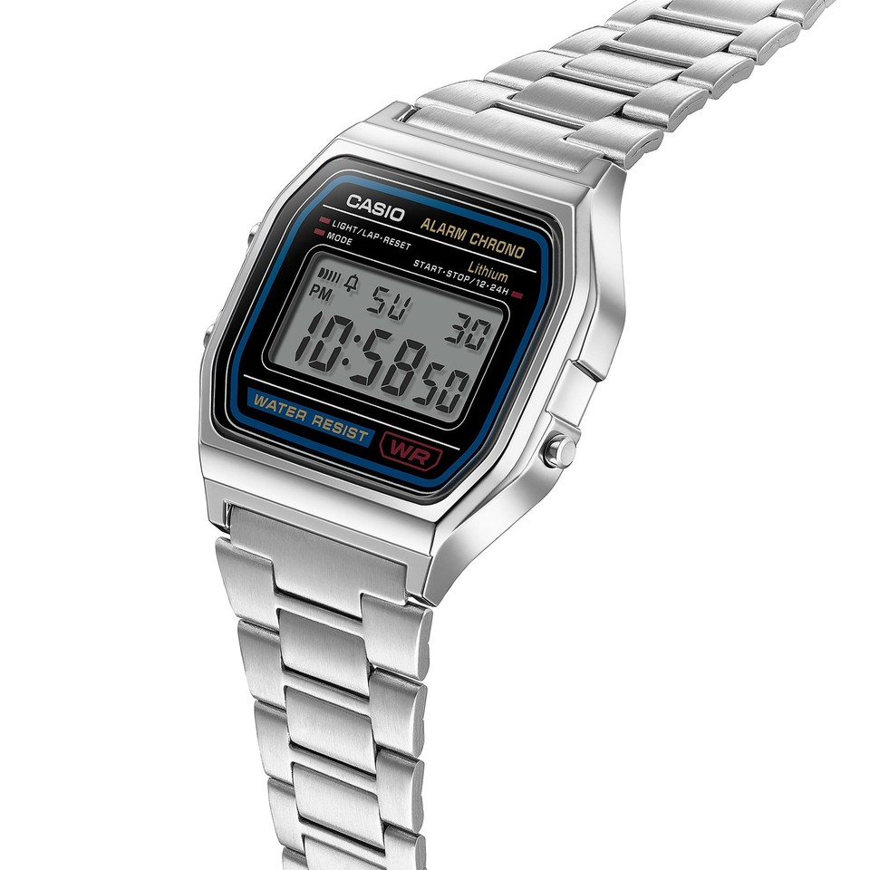 CASIO WATCH VINTAGE RETRO 80's A158WA-1 A158 A158W A158WA WARANTY ...