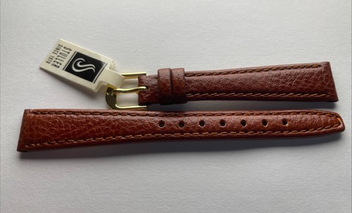 Stuller 14MM Regular Textured Calf Tan Watch Band | eBay