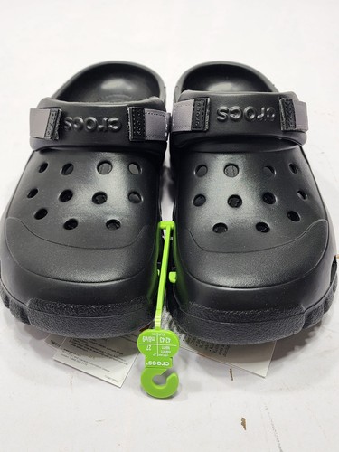 Crocs Unisex Offroad Sport Clogs Black Size M9/W11 Hook & Loop ...