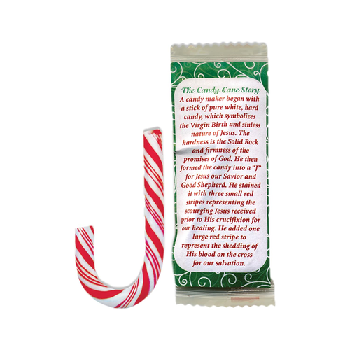 Scripture Candy, Mini Christmas Candy Canes Featuring the Candy Cane ...