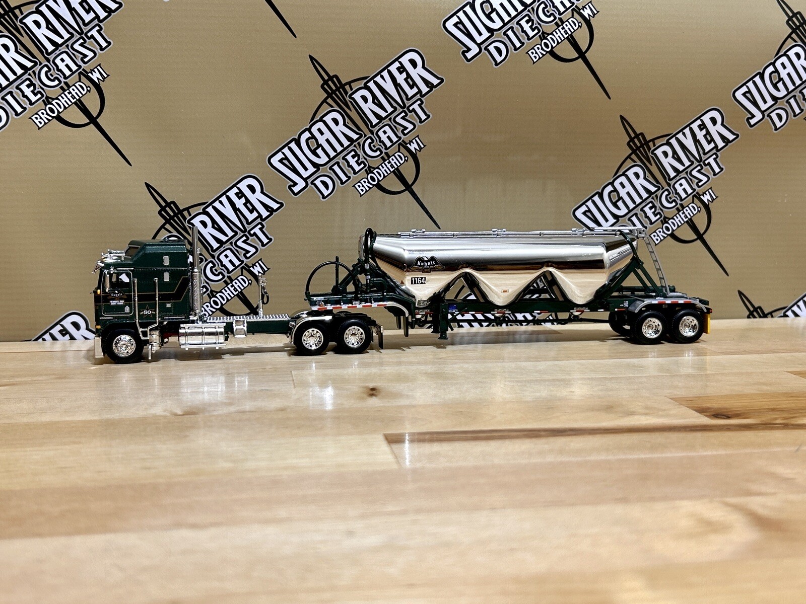 DCP 1/64 Big Rigs #11 Kenworth K100 Kuhnle brothers tanker Semi Truck ...