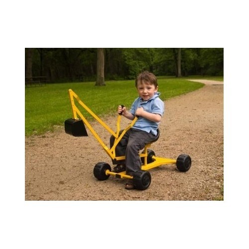 Outdoor Sand Digger Swivel Ride On Tractor Toy Sandbox Beach Scoop Dig ...