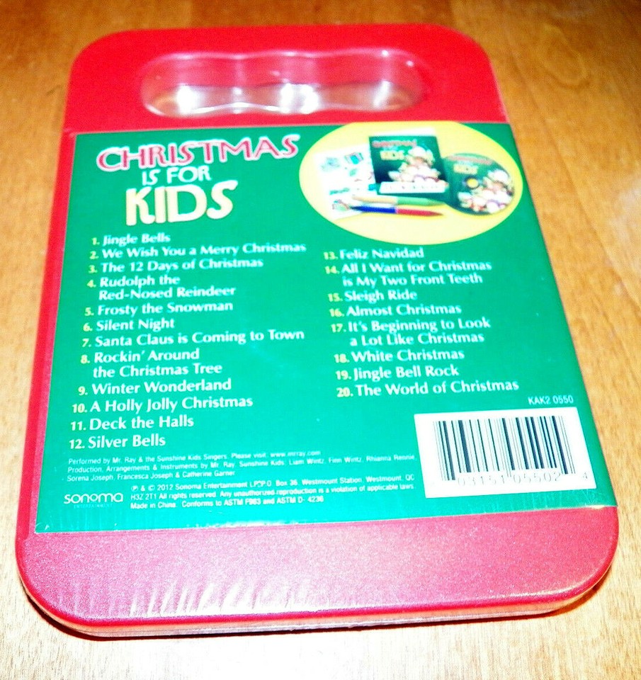 CHRISTMAS IS FOR KIDS Music CD 20 Holiday Songs Activity Kit Coloring ...