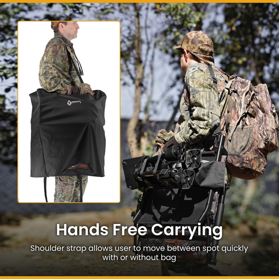 Arrowhead Outdoor 21" Wide 360° Hunting Swivel Stealth Blind Chair ...