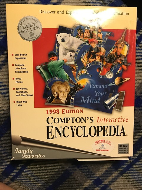 Brand New - Compton's Interactive Encyclopedia 1998 Version Windows ...
