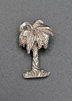 Sterling Silver Palm Tree Pendant 1.5g | eBay