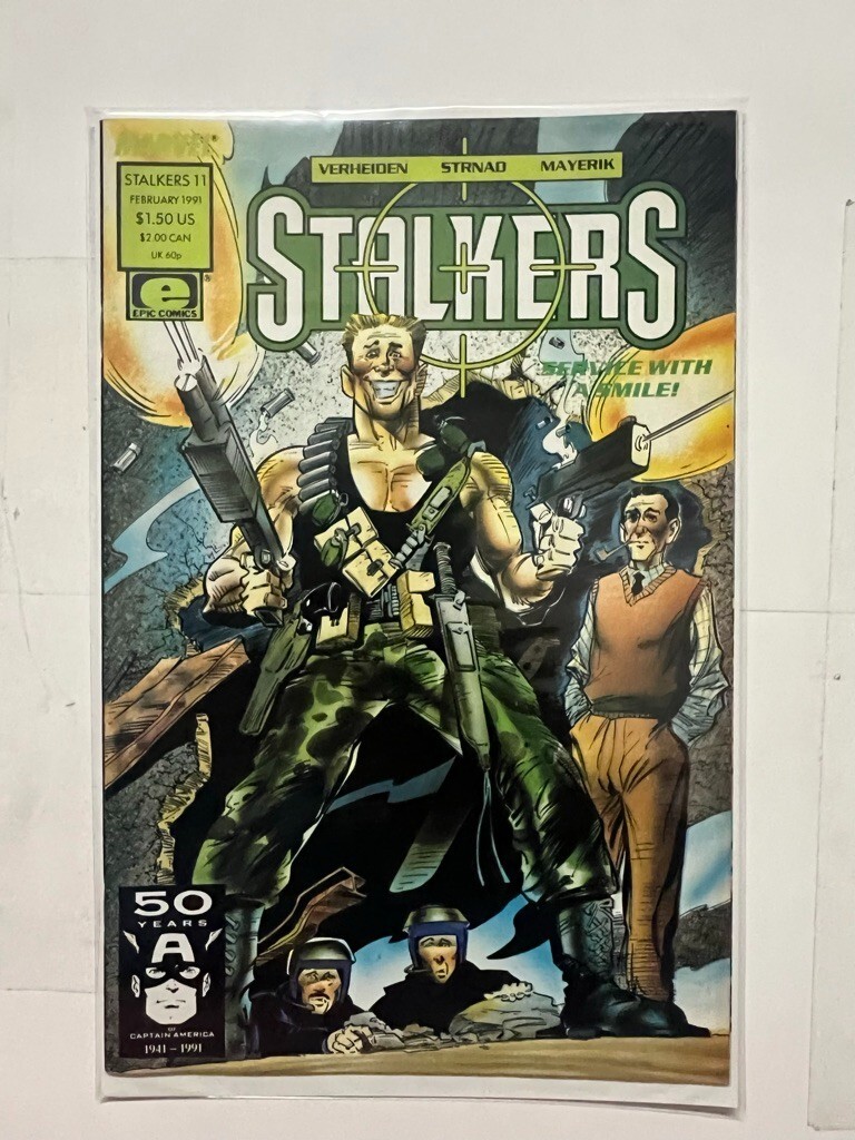 Stalkers #11 February 1991 Marvel Epic Comics | Combined Shipping | eBay