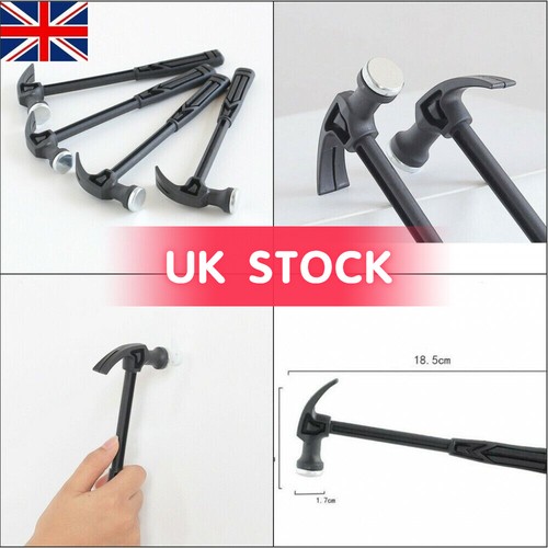 1xMini Hammer DIY Small Short Plastic Handle Woodworking Workshop Hand ...