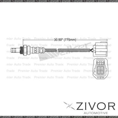 Post Cat. Oxygen Sensor For Mazda 3 2.3 L3 4 Cyl * By ZIVOR * | eBay