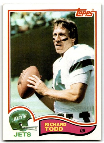 1982 Topps Richard Todd . New York Jets #181 | eBay