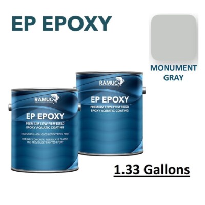 RAMUC EP Epoxy High Gloss Epoxy Monument Gray Pool Paint | 908136201 | eBay