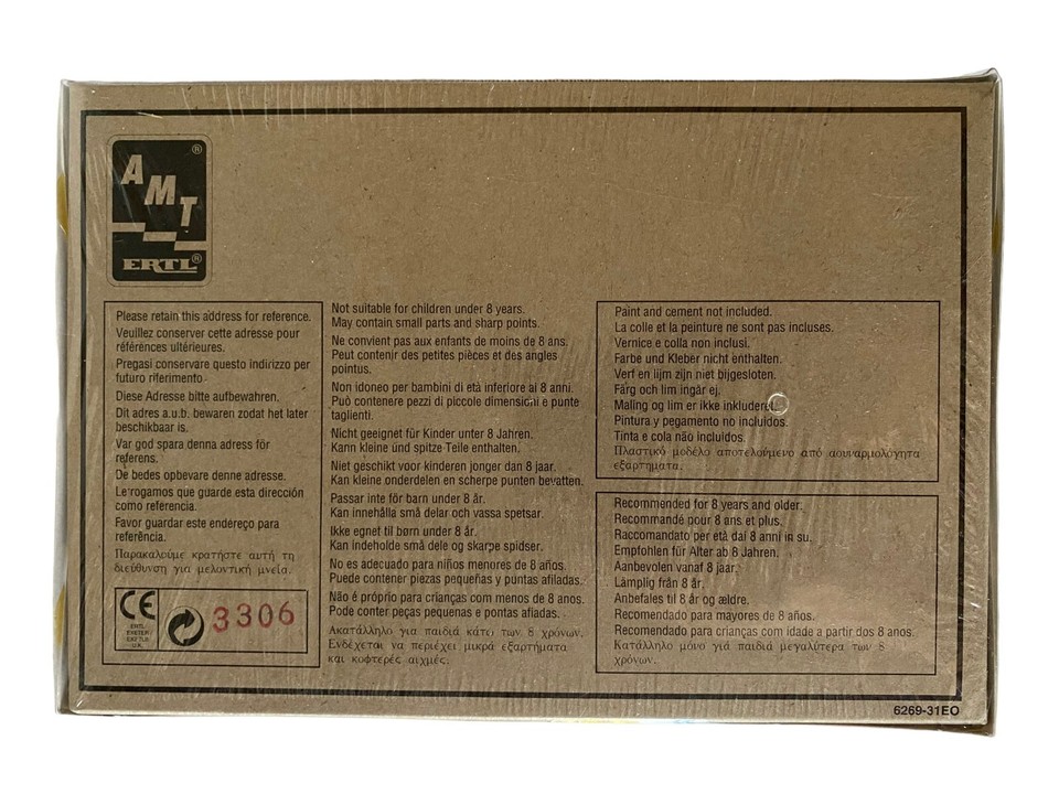 AMT/Ertl Monster Rods Glow in the Dark Creepy T Vintage 1996 1:25 Model ...