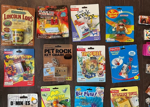 Vintage 1990's - 2000's MINI GAME KEYCHAIN LOT of 25 - BOX BOARD ...