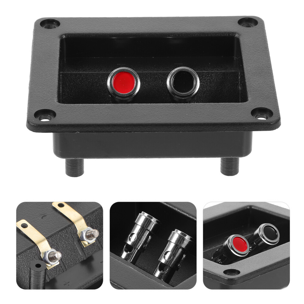 2 Pcs Audio Terminal Block Speaker Plate Subwoofer Accessories Sound ...