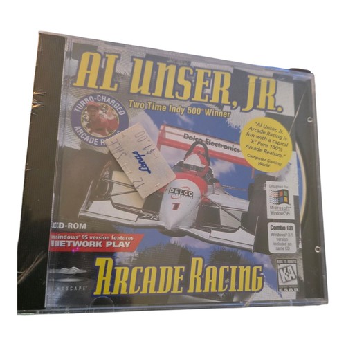 Al Unser Jr. Arcade Formula One Racing PC CD-ROM 1997 game Windows 95 ...