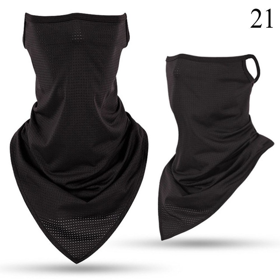 Ice Silk Windproof Dust Outdoor Sports Balaclava Face Mask Neck Cover ...