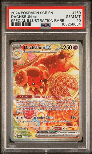 2024 POKEMON SCR EN-STELLAR CROWN SPECIAL ILLUSTRATION RARE DACHSBUN EX ...
