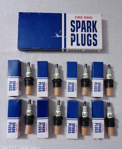 AC 44 FIRE RING SPARK PLUGS 8 PACK UNUSED NOS | eBay